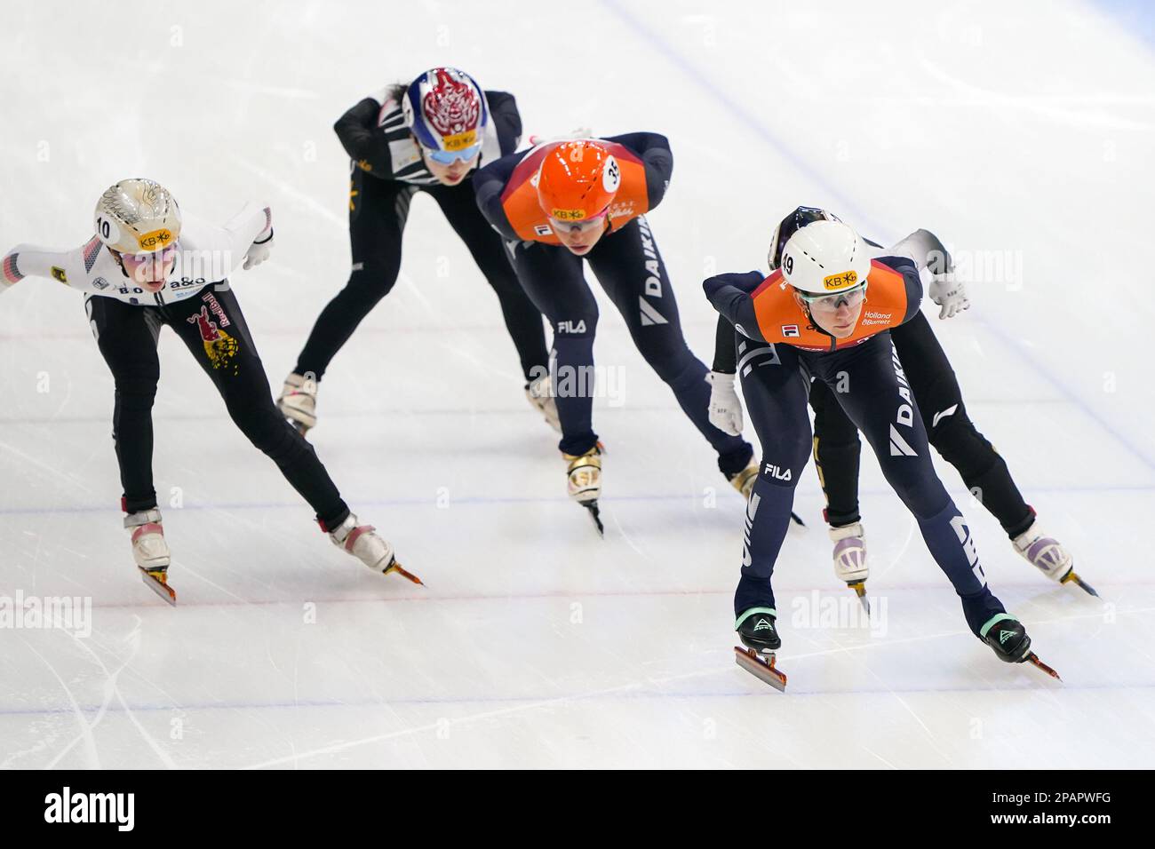 SEOUL, KOREA - MARCH 12: Selma Poutsma of the Netherlands competing on ...