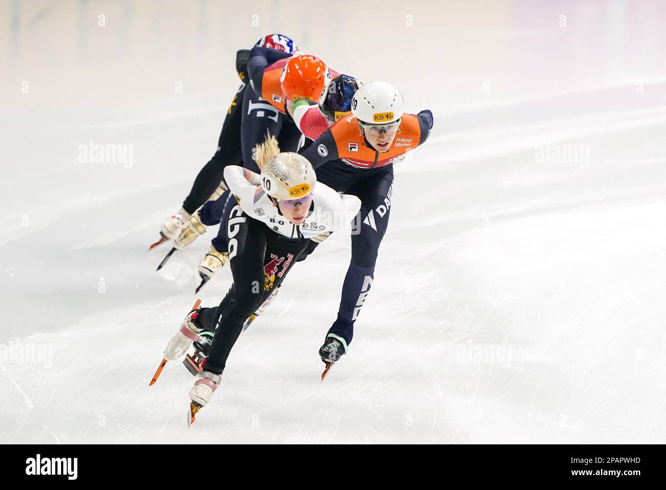 SEOUL, KOREA - MARCH 12: Anna Seidel of Germany and Selma Poutsma of ...