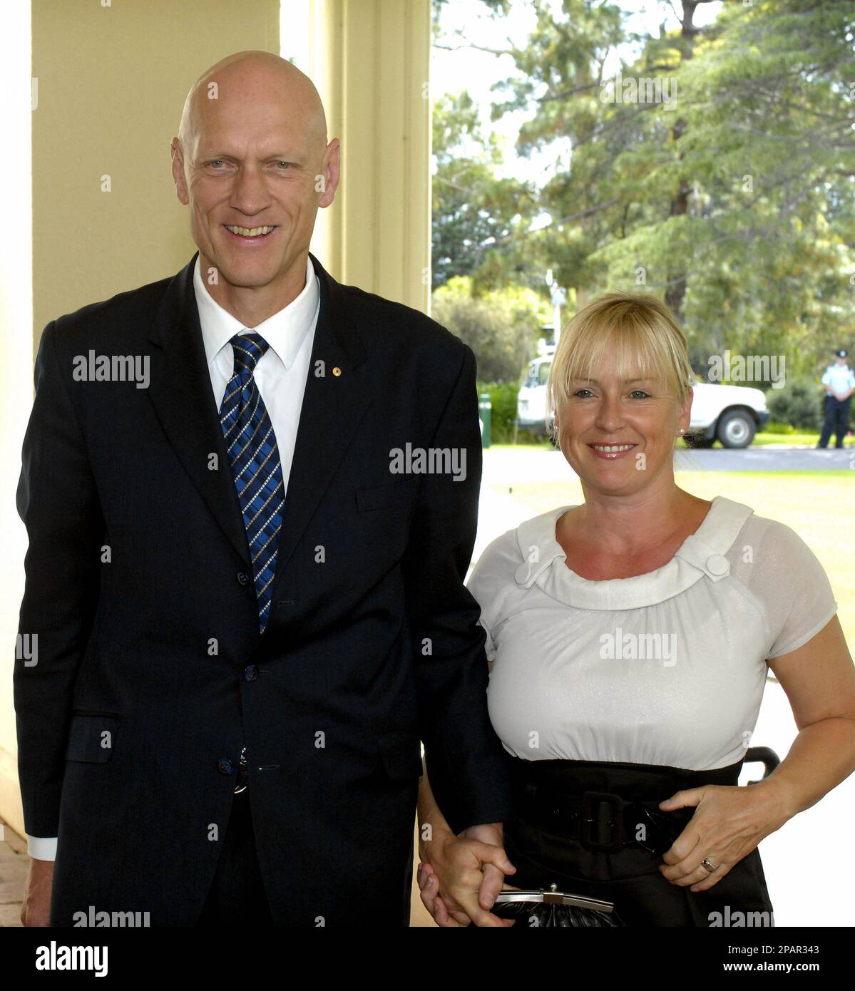 Former Australian rock band Midnight Oil frontman Peter Garrett arrives ...