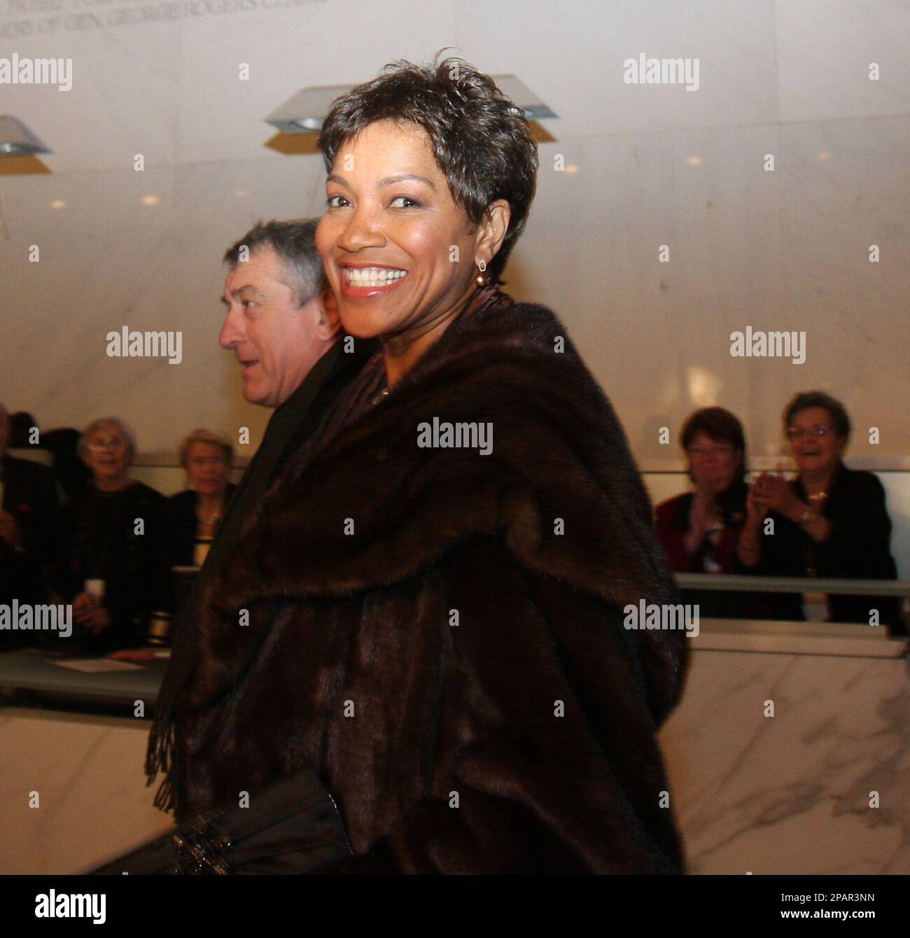 Robert DeNiro, left, and his wife, Grace Hightower, arrive at the 30th ...