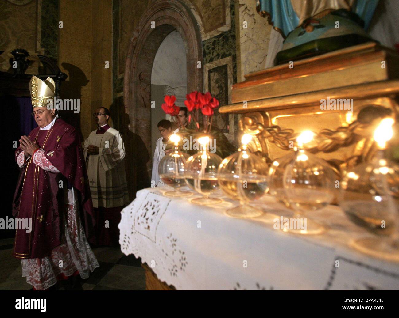 Newly appointed cardinal Leonardo Sandri of Argentina arrives for ...