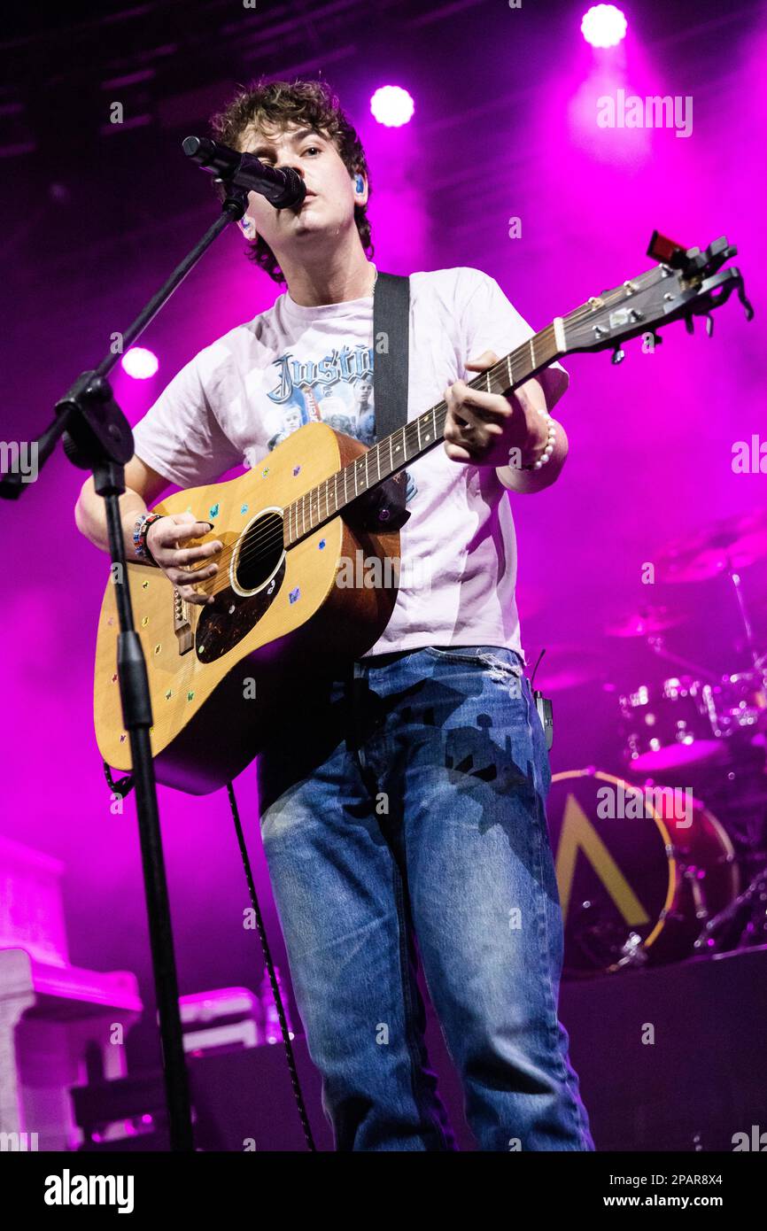 Milan Italy. 11 March 2023. The British singer-songwriter THOMAS HEADON ...