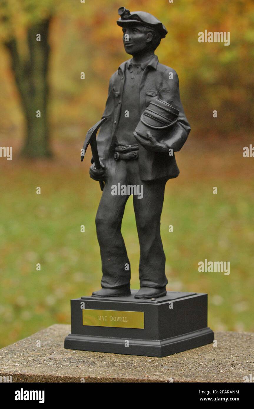 **ADVANCE FOR SUNDAY DEC. 2** A 27 inch tall coal figurine of a coal ...