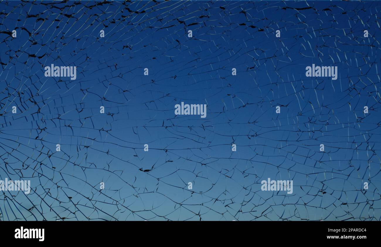 Broken shattered mirror pieces on hi-res stock photography and images ...