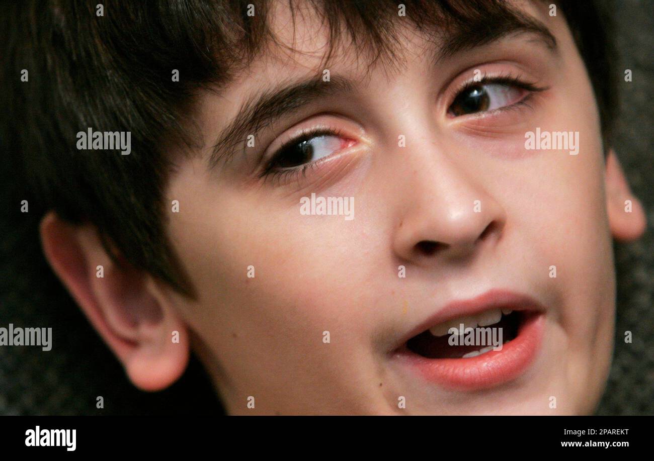 ** FOR STORY SLUGGED AUTISMO EPIDEMIA ** Ryan Massey, 11, is pictured ...