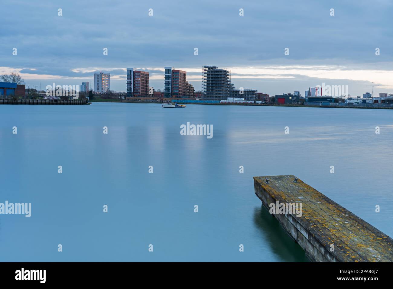 The River Itchen and Southampton from St Denys Stock Photo - Alamy