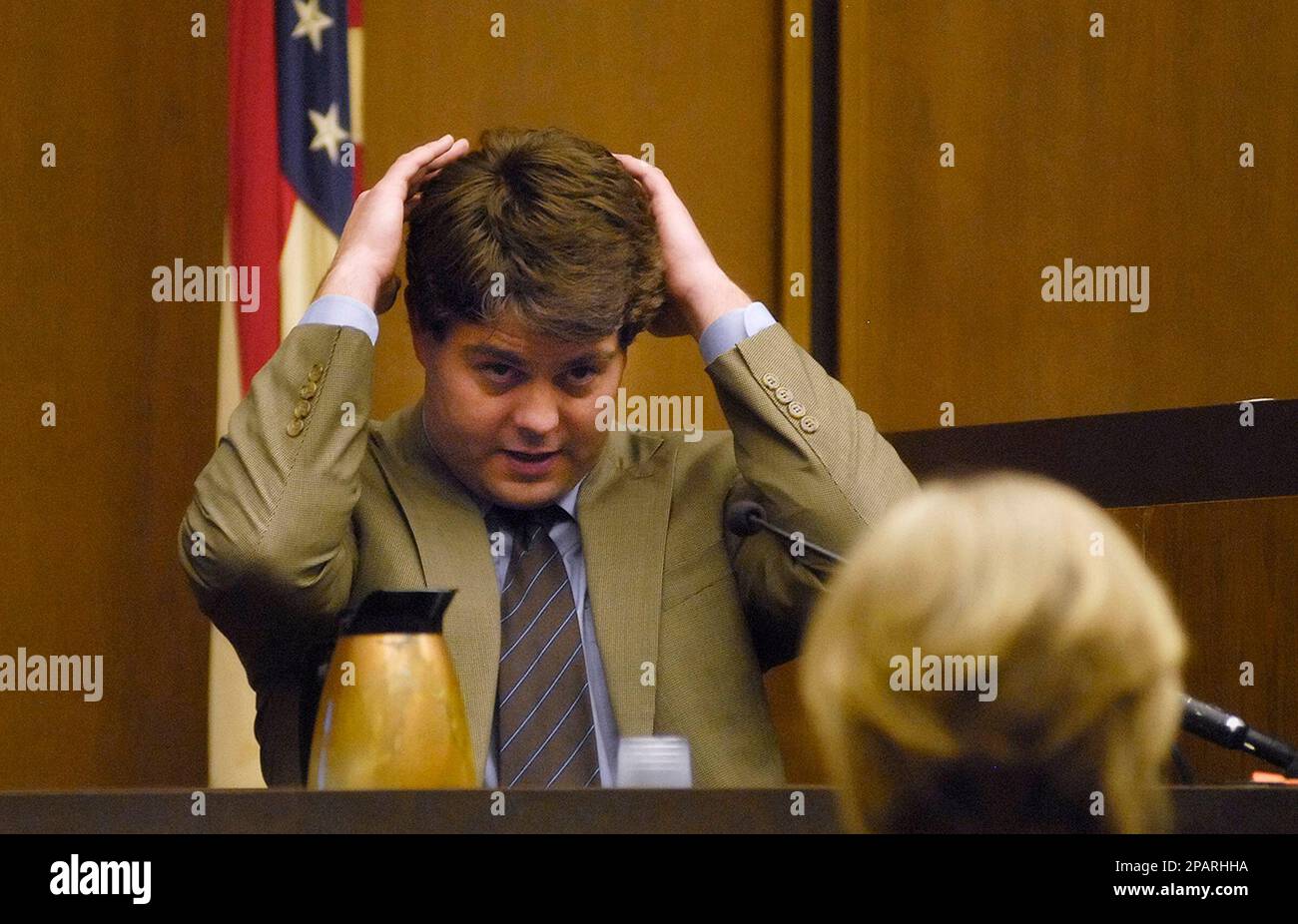 Former Harvard graduate student Alexander Pring-Wilson demonstrates ...