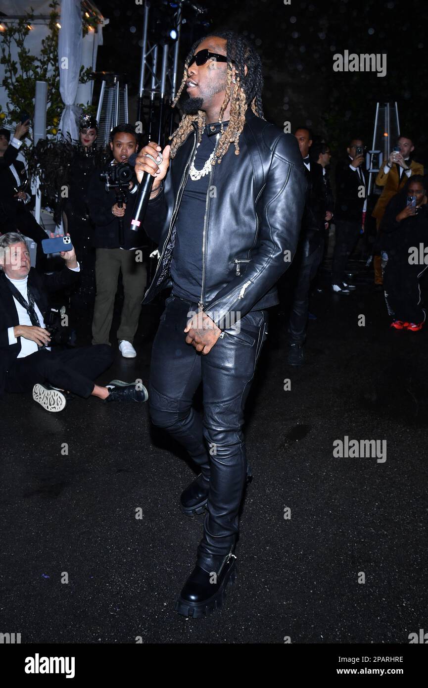 Los Angeles, USA. 11th Mar, 2023. Rapper Offset performs after the ...