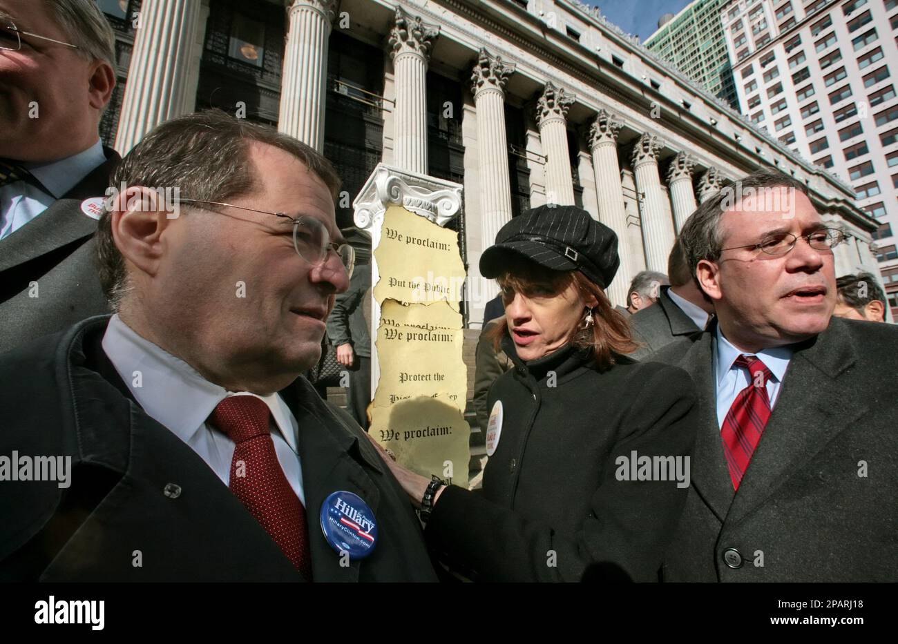Maura Moynihan, center, daughter of the late Senator Daniel Patrick ...