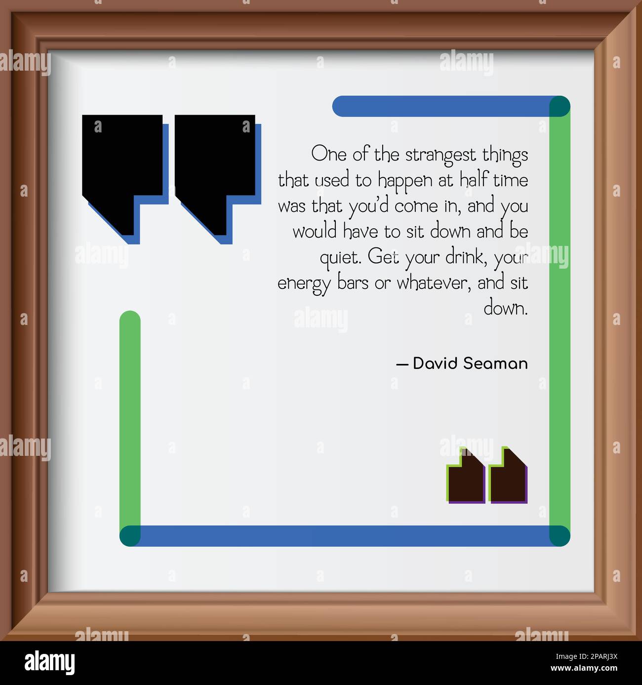 David seaman poster hi-res stock photography and images - Alamy