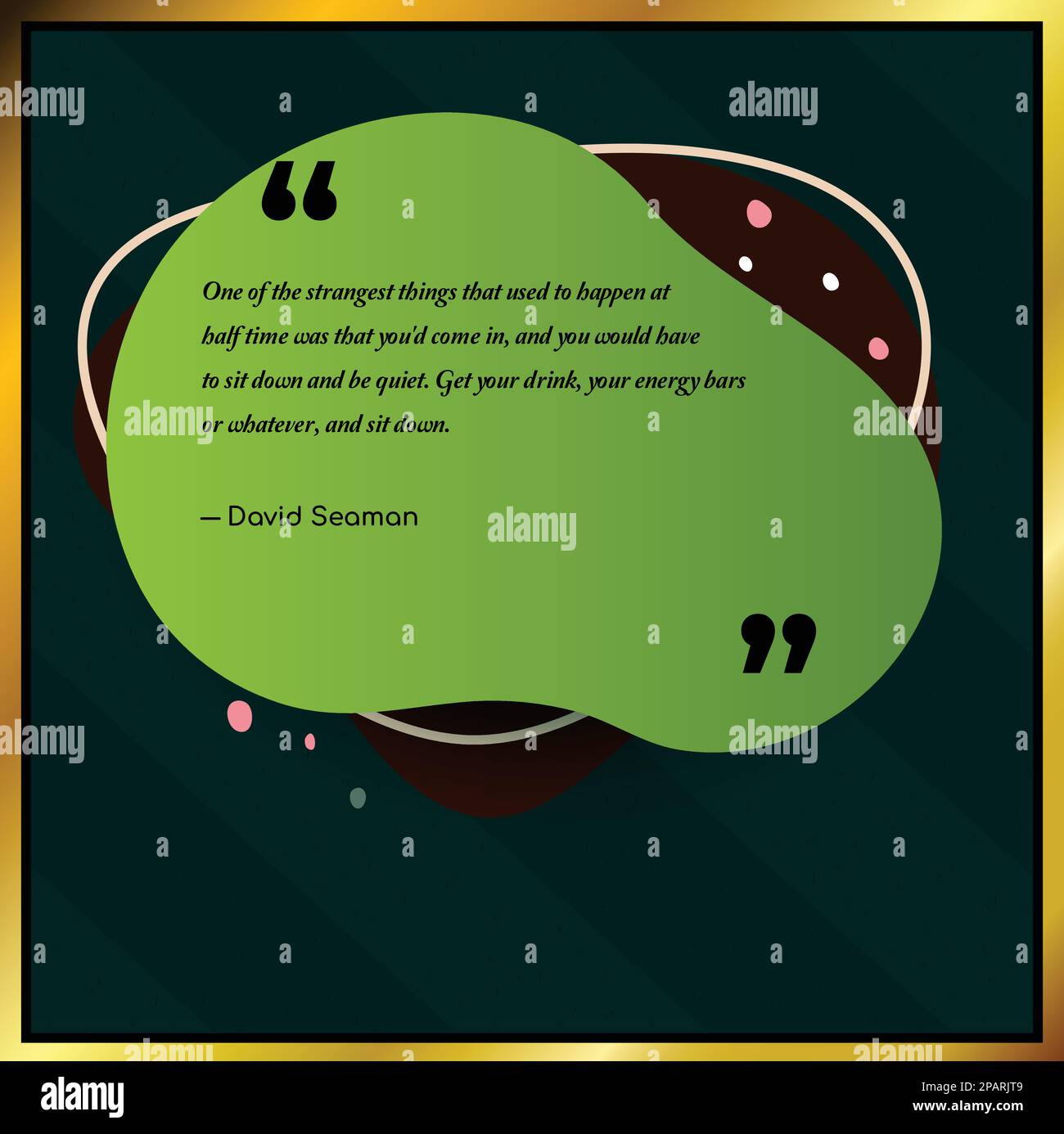 David seaman poster hi-res stock photography and images - Alamy