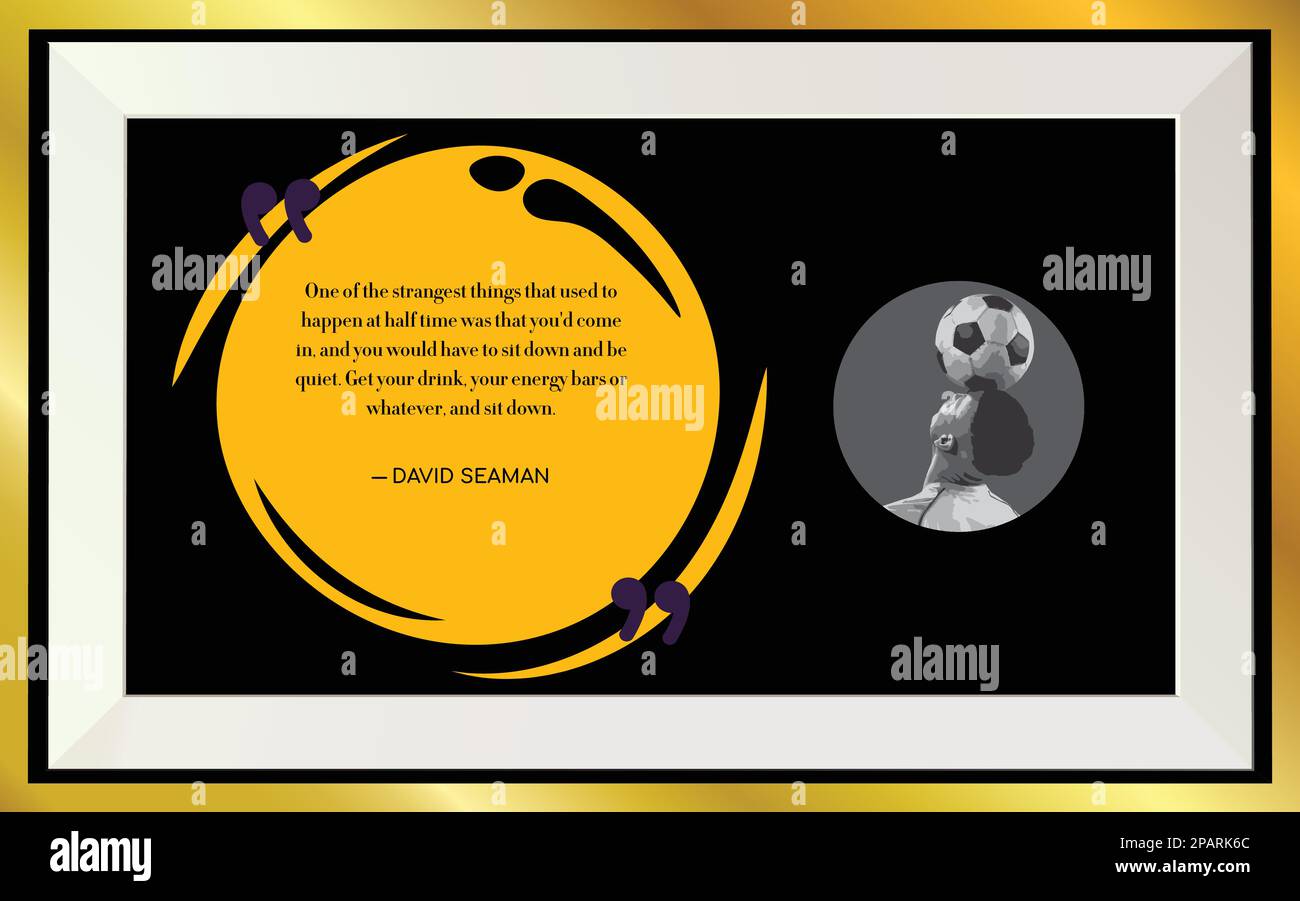 David seaman poster hi-res stock photography and images - Alamy