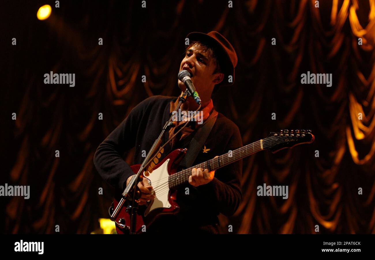 British singer Pete Doherty performs with his band Babyshambles at the ...