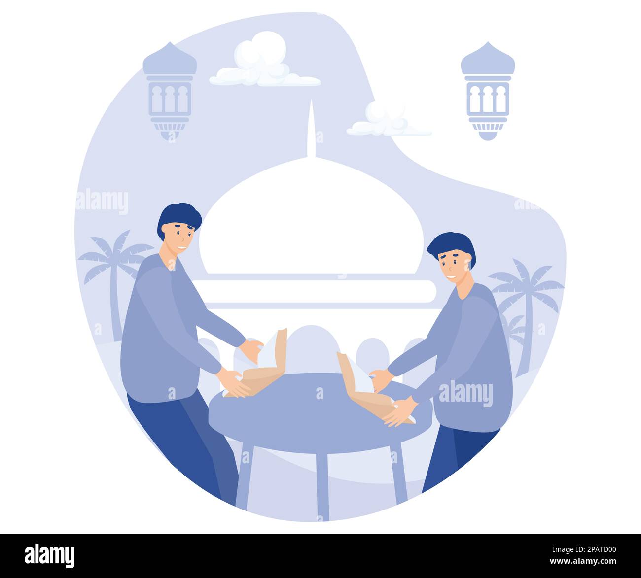 Modern muslim community Stock Vector Images - Alamy