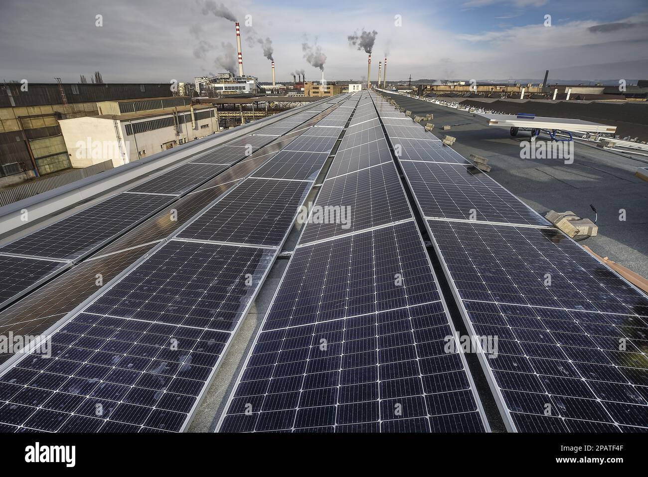 Opening of rooftop solar power plant at PSP machinery (Prerovske ...