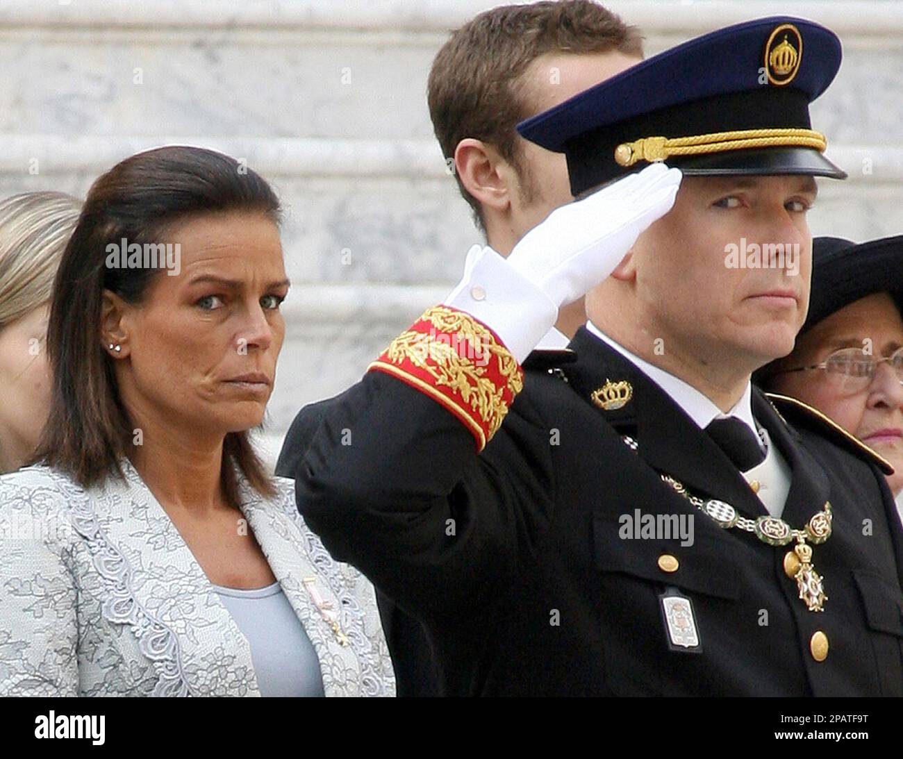 Princess Stephanie of Monaco, and Prince Albert II of Monaco attend ...