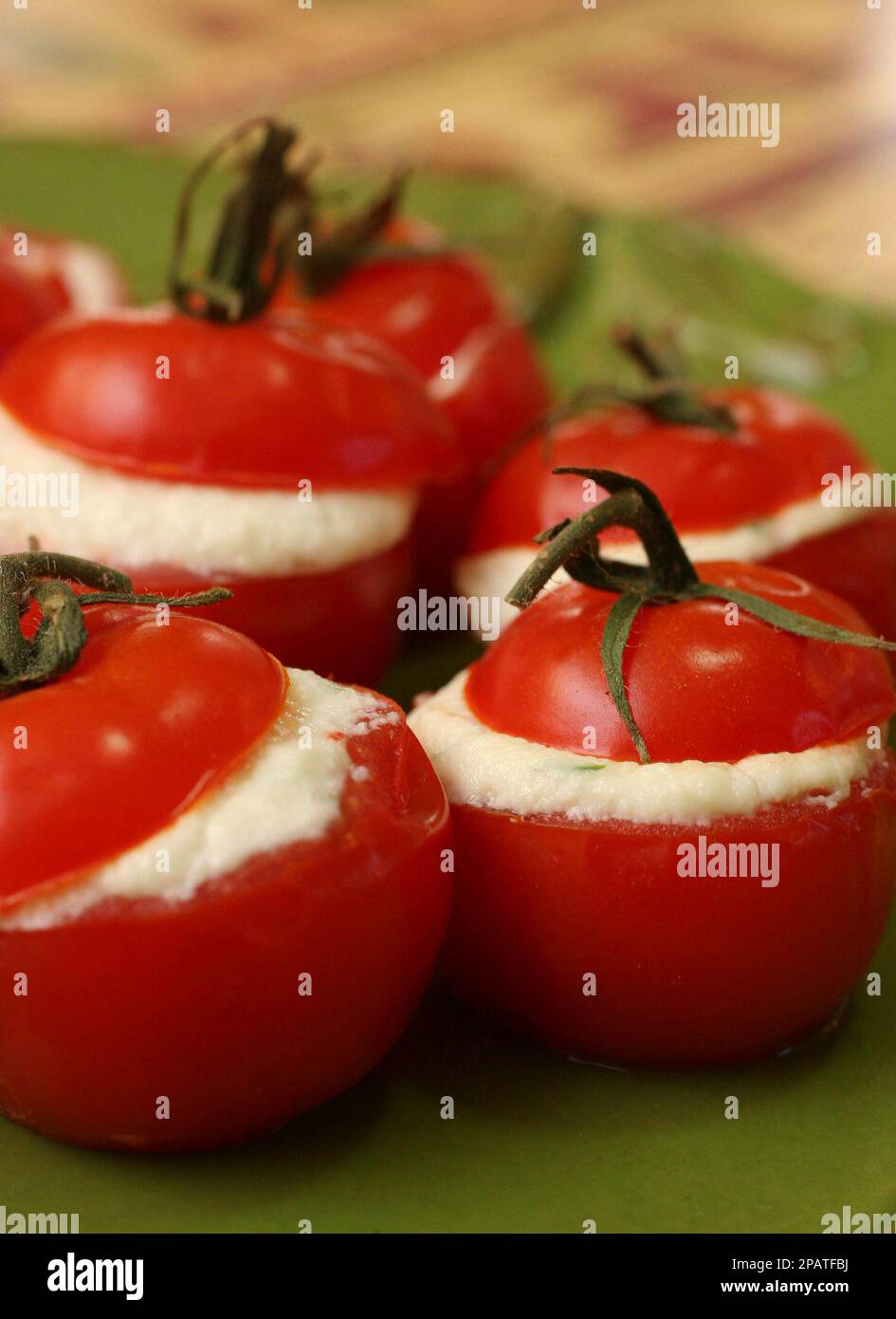 **FOR USE WITH AP LIFESTYLES** Ricotta-stuffed Cherry Tomatoes are seen ...