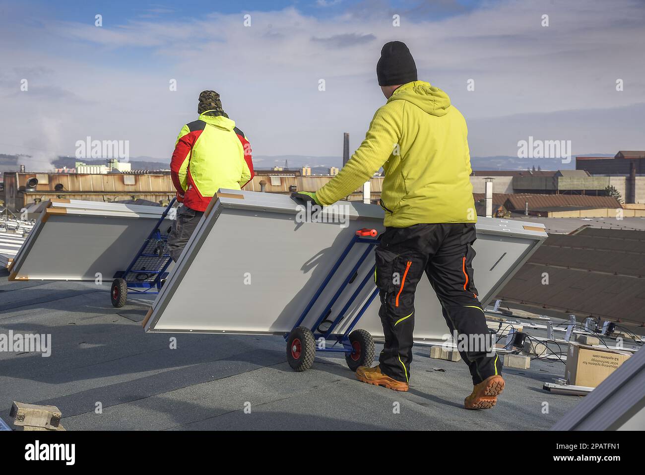 Opening of rooftop solar power plant at PSP machinery (Prerovske ...