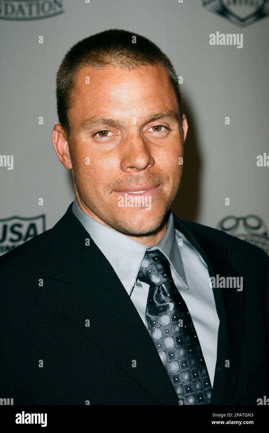 Swimmer Mark Warkentin arrives at USA Swimming Foundation's Golden Goggle Awards in the Beverly ...