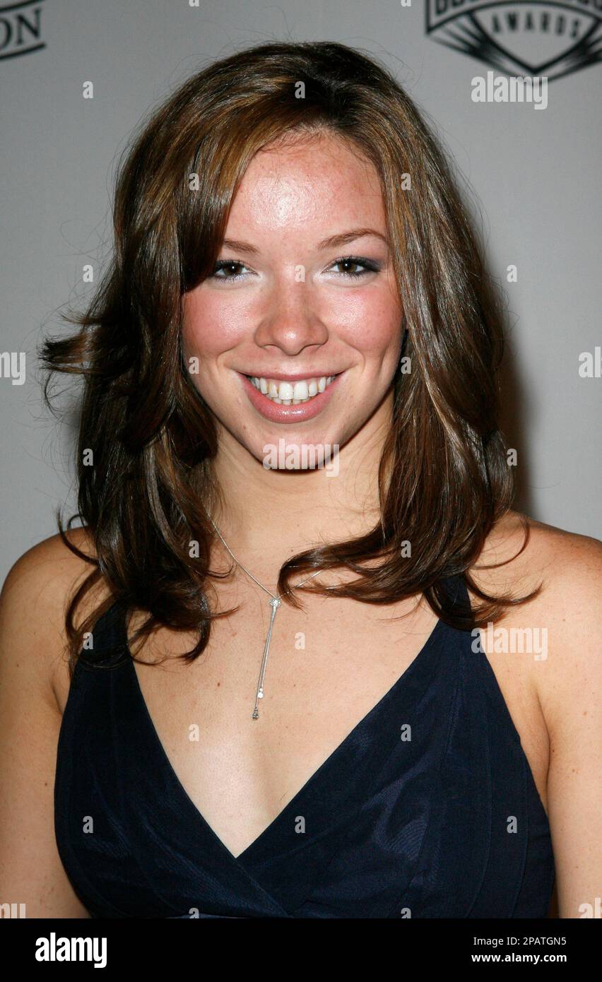 Swimmer Kate Ziegler arrives at USA Swimming Foundation's Golden Goggle ...