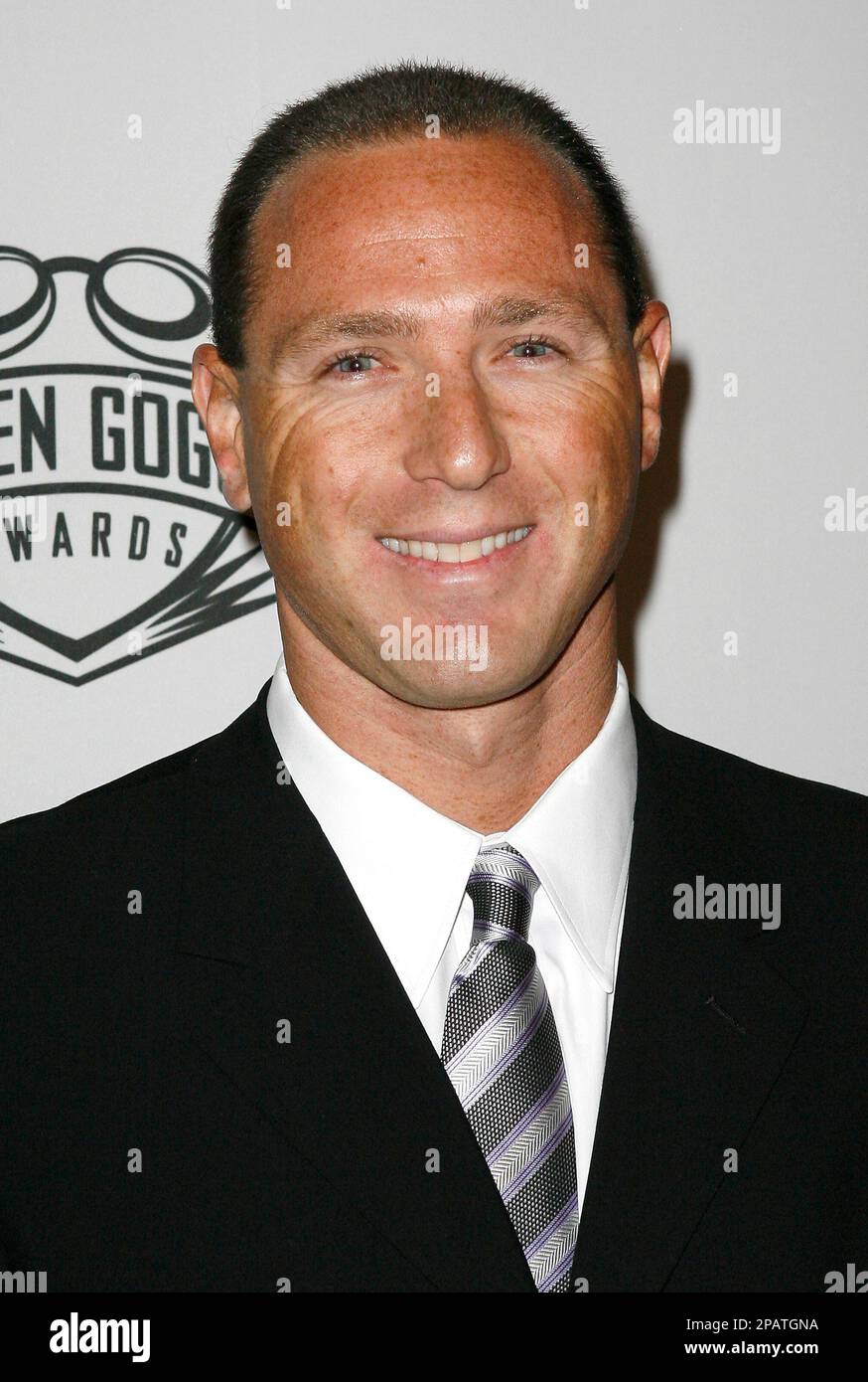 Swimmer Jason Lezak arrives at USA Swimming Foundation's Golden Goggle ...