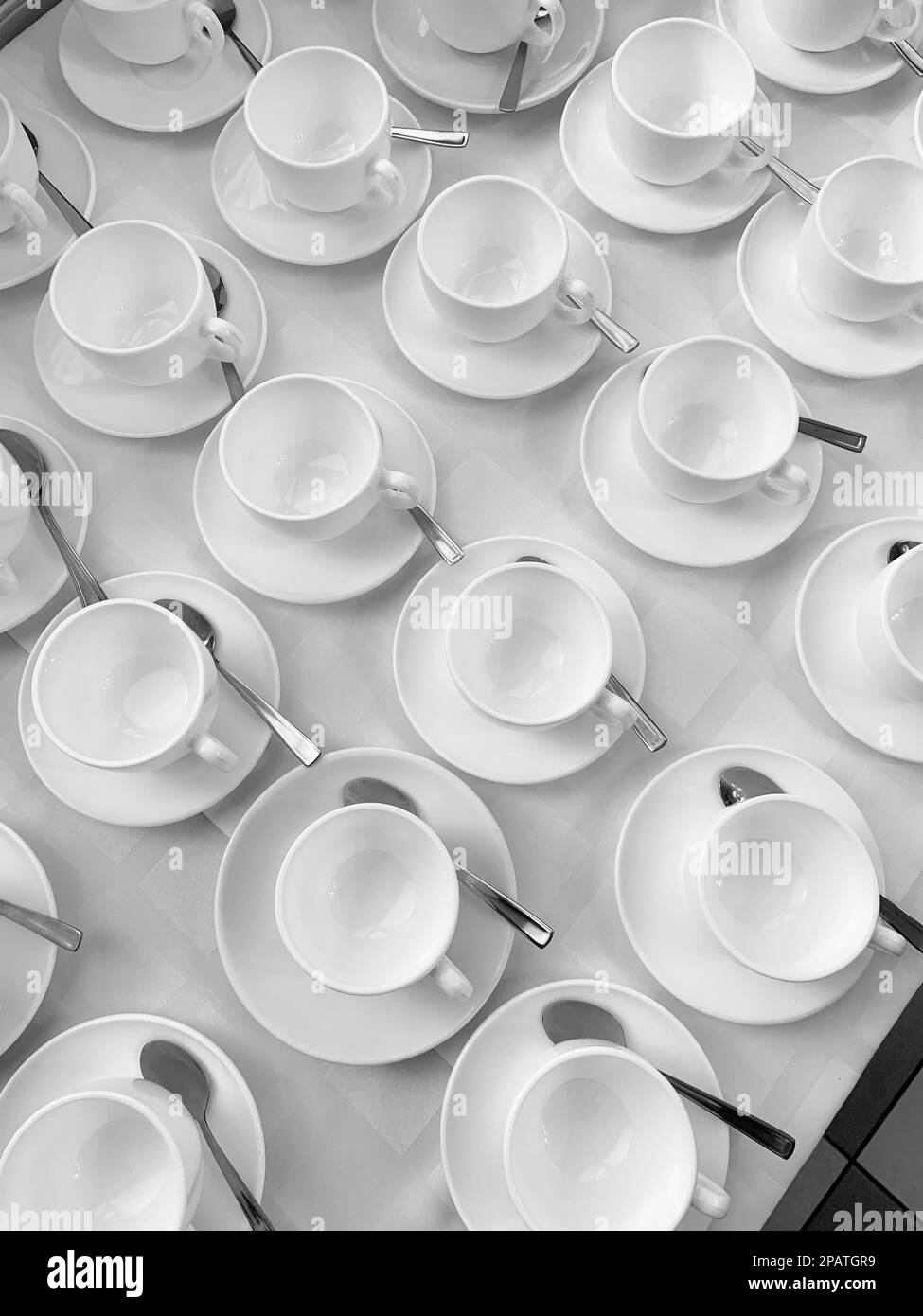 Set table out in Black and White Stock Photos & Images - Alamy