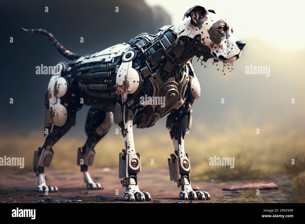 3d futuristic friend robot pet hi-res stock photography and images - Alamy