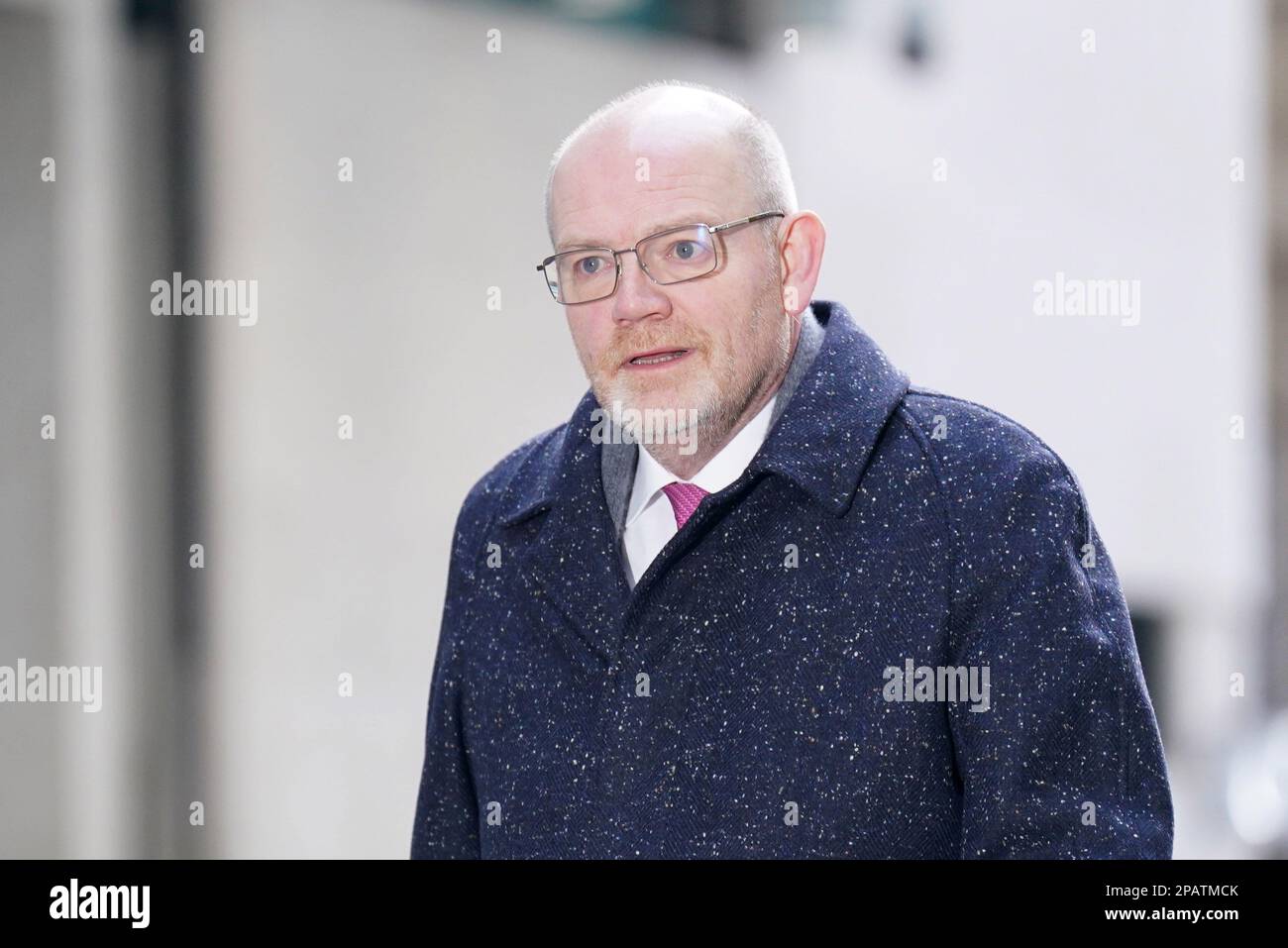 Former BBC director-general Mark Thompson arrives at BBC Broadcasting ...