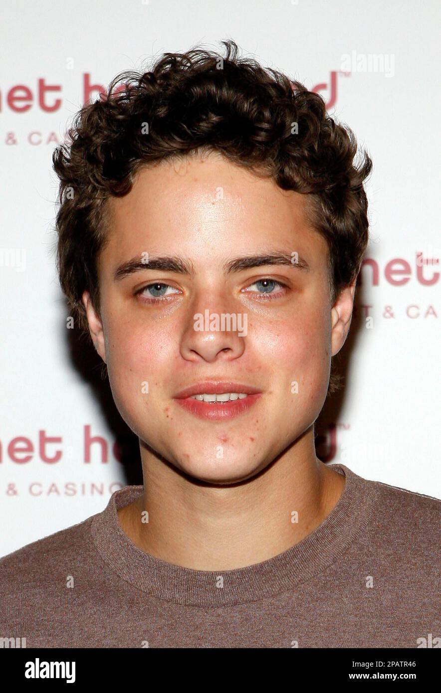 Douglas Smith arrives at the grand opening of the Planet Hollywood ...