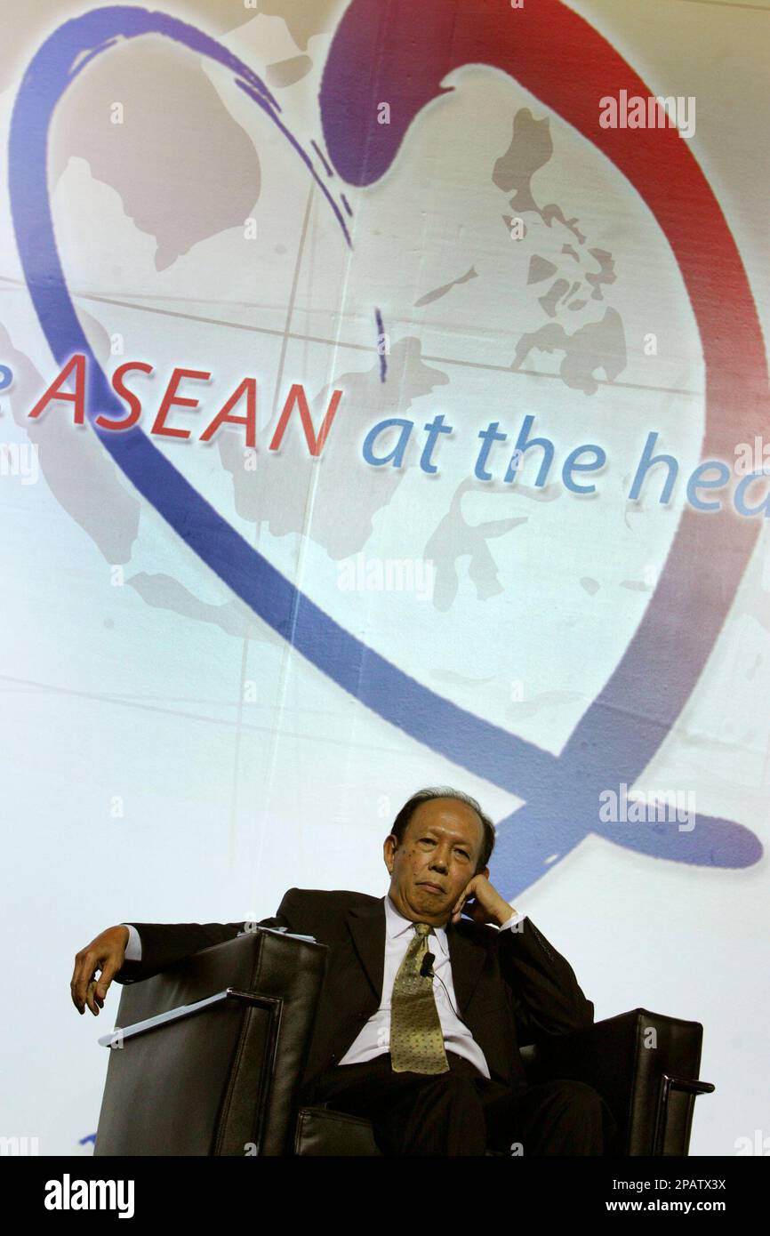Malaysia's Former Deputy Prime Minister Tun Musa Hitam looks on during ...
