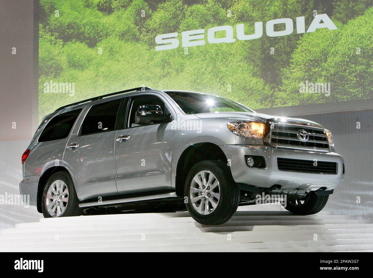 The second-generation Toyota Sequoia full-size sport utility vehicle ...
