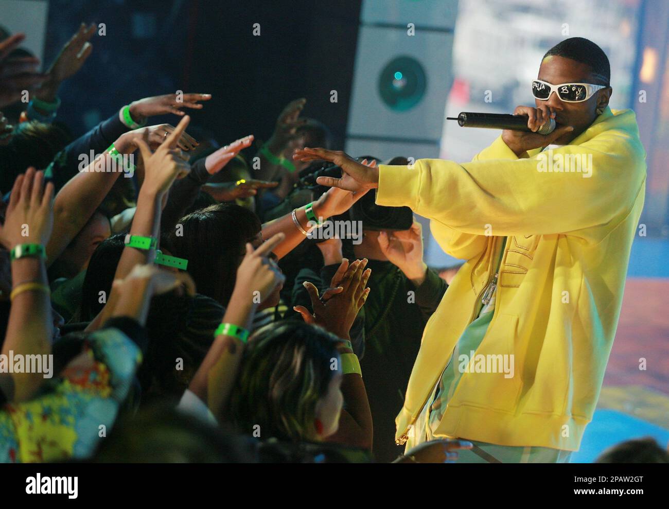 Rapper Soulja Boy performs during an appearance on MTV's "Total Request ...
