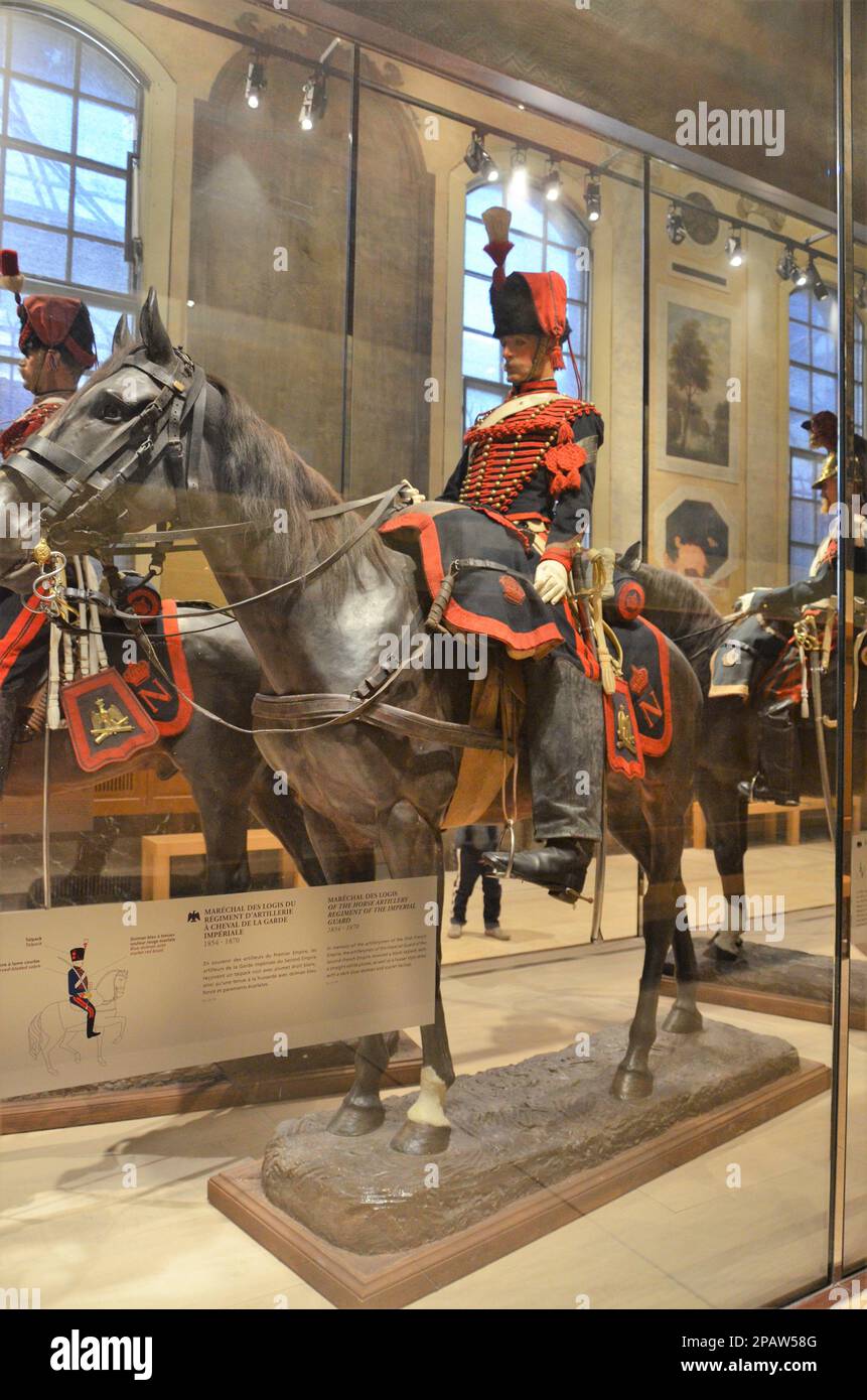 Famous dome des invalides with the tomb of napoleon inside hi-res stock ...