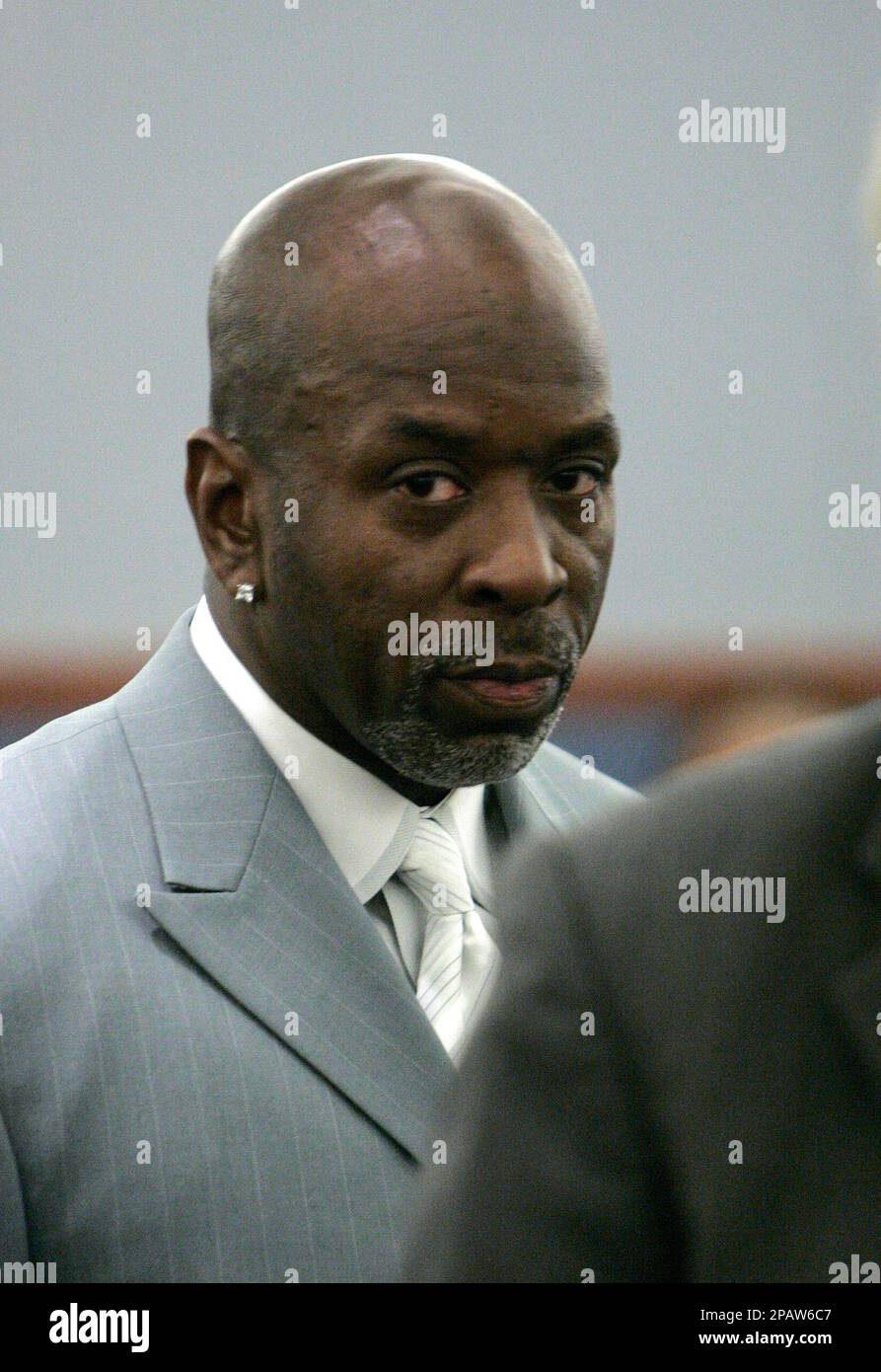 Michael McClinton, 49, of Las Vegas, appears in a courtroom in Las ...