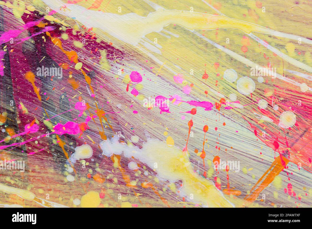 Modern creative tender multicolor beautiful artwork painted by acrylic ...