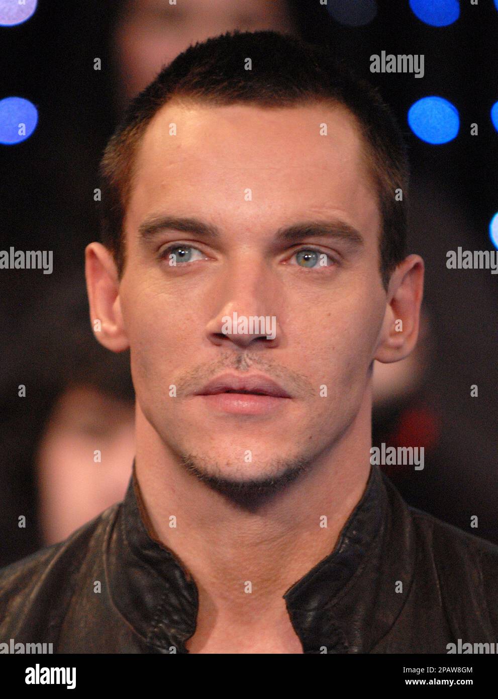 Actor Jonathan Rhys Meyers makes an appearance at MTV Studios in Times ...
