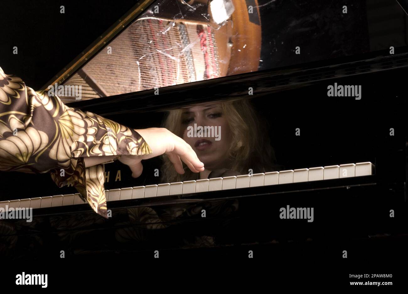 Pianist Gabriela Montero is photographed at Joe's Pub in New York, Oct ...