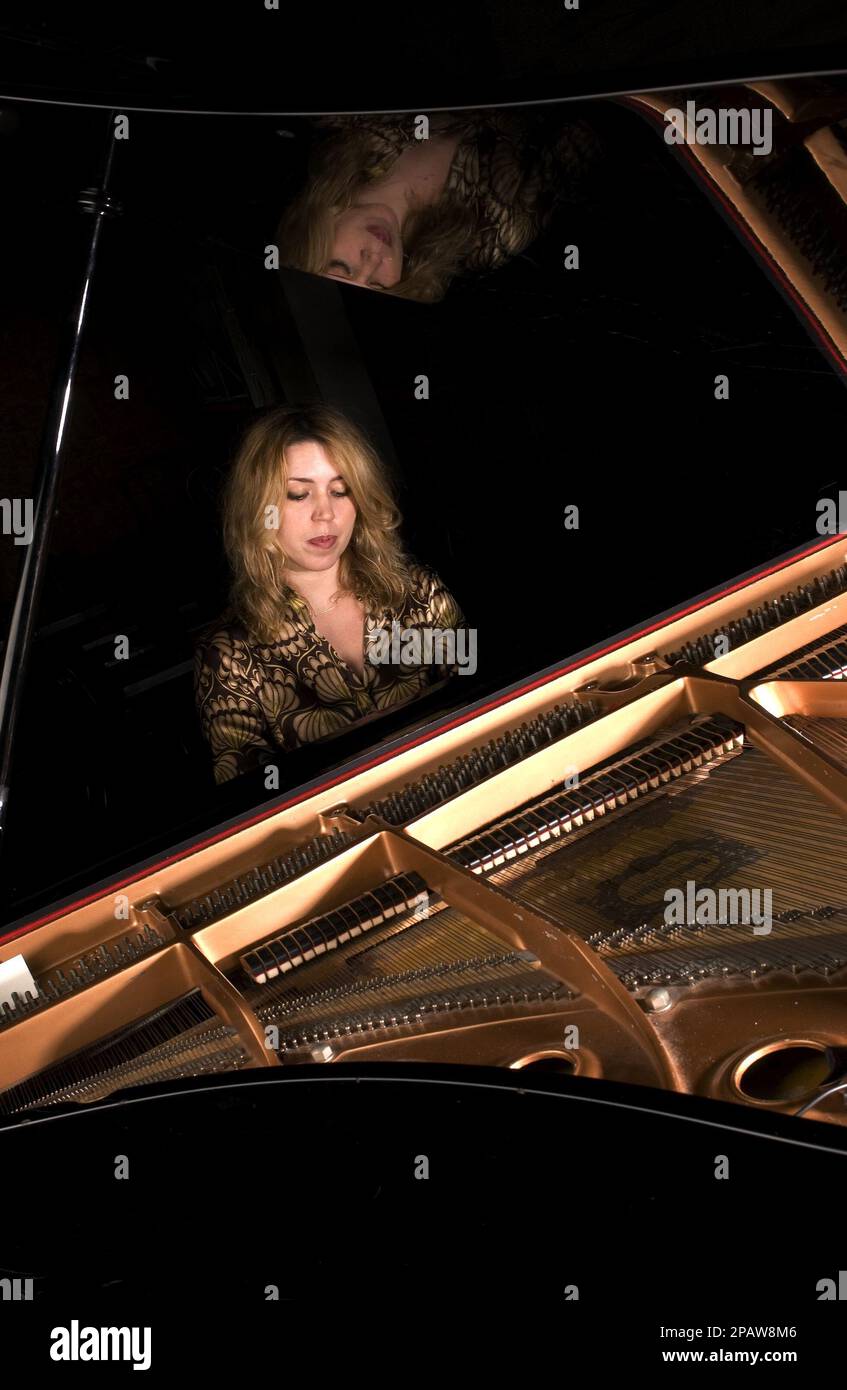 Pianist Gabriela Montero is photographed at Joe's Pub in New York, Oct ...