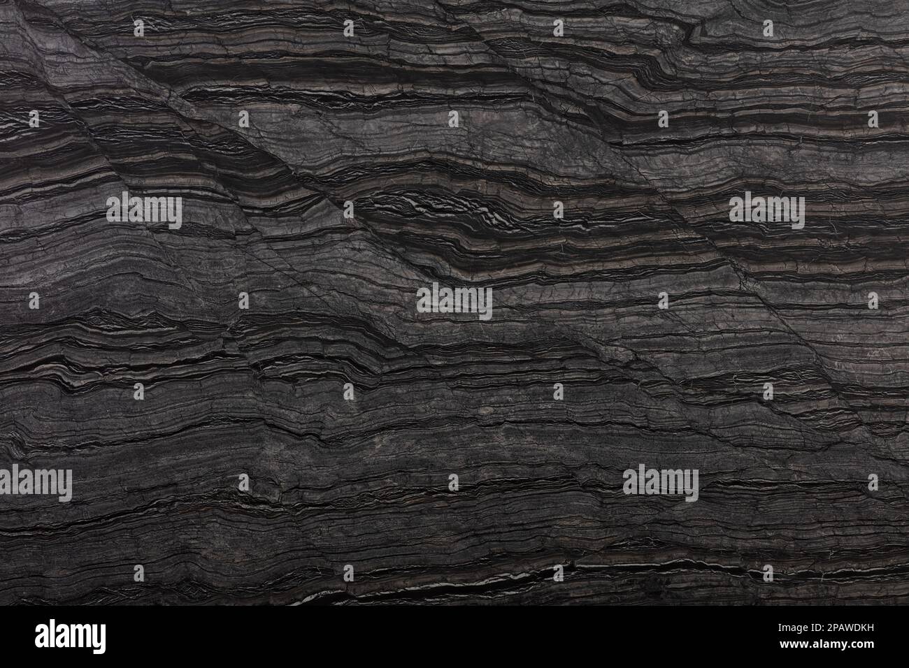 Silver Wave Marble texture closeup, background in dark grey color for ...