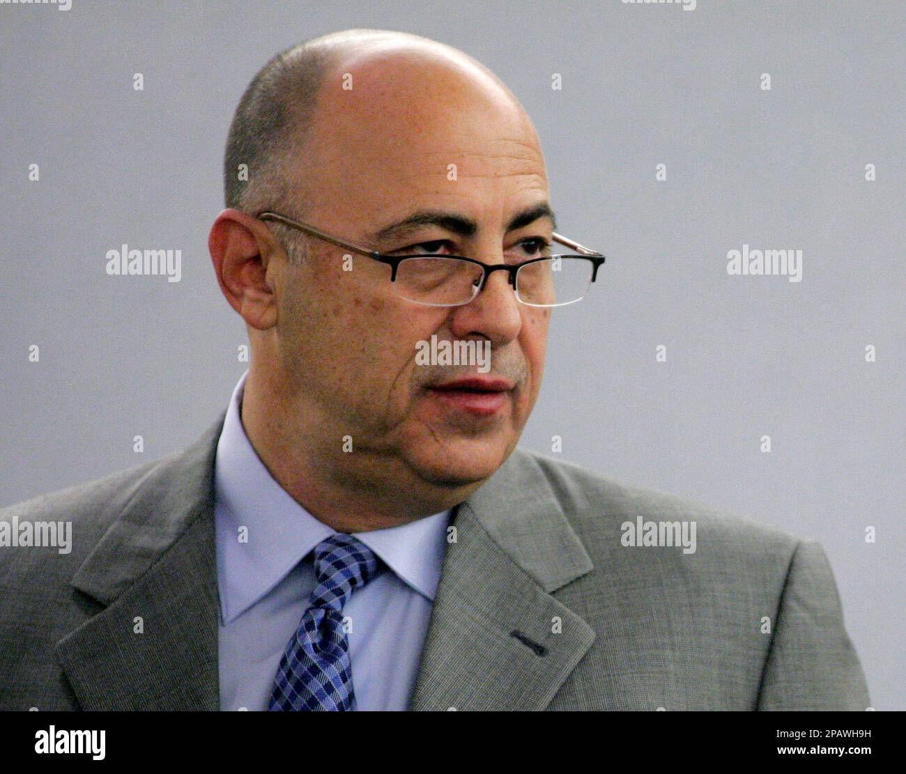 Charles Ehrlich, one of two co-defendants, appears in a courtroom ...