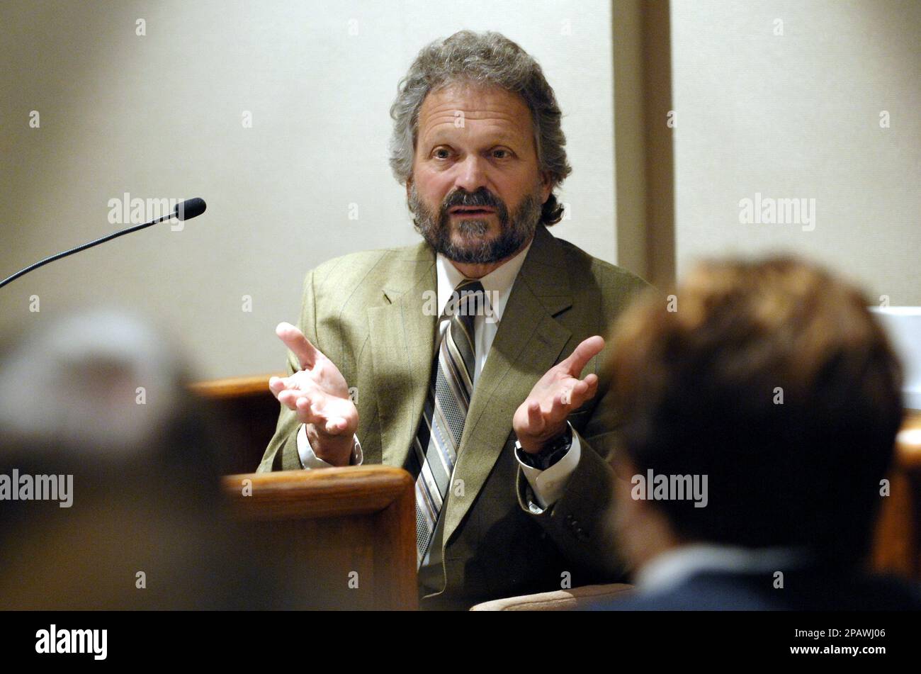 Defense witness Marc Scott Taylor, a DNA analysis expert, testifies ...