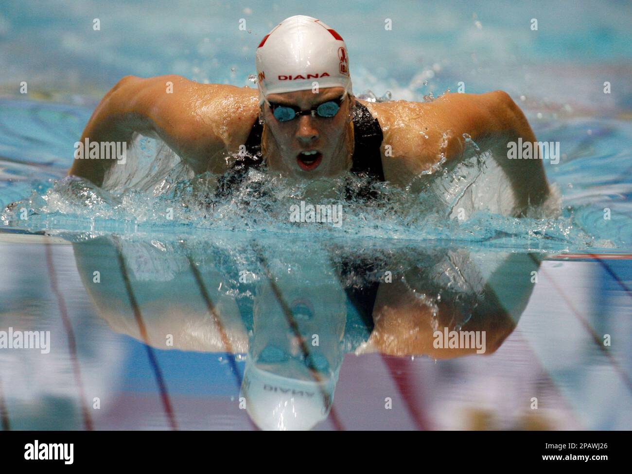 Poland's Katarzyna Baranowska swims during her 200 metres individual ...