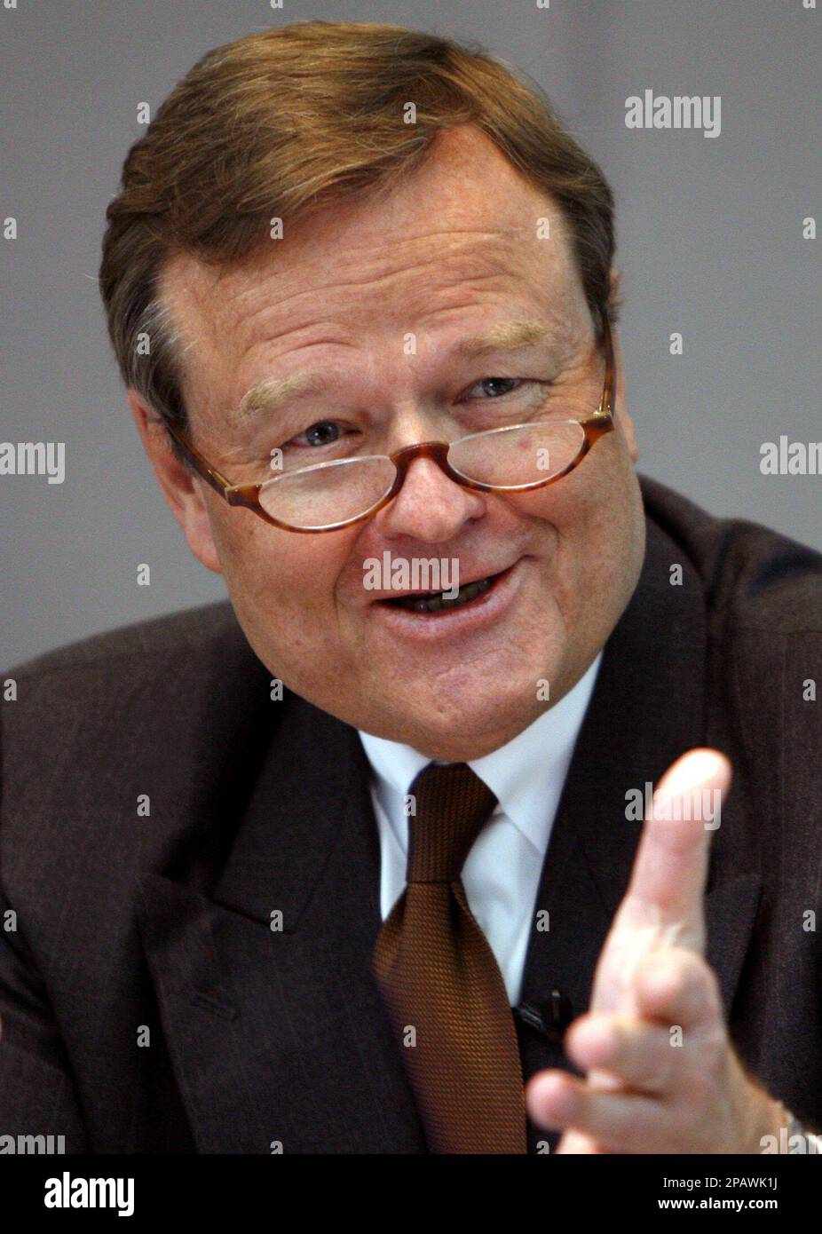 ** ARCHIV ** Klaus Herms, CEO Kuehne + Nagel, aufgenommen in Zuerich ...