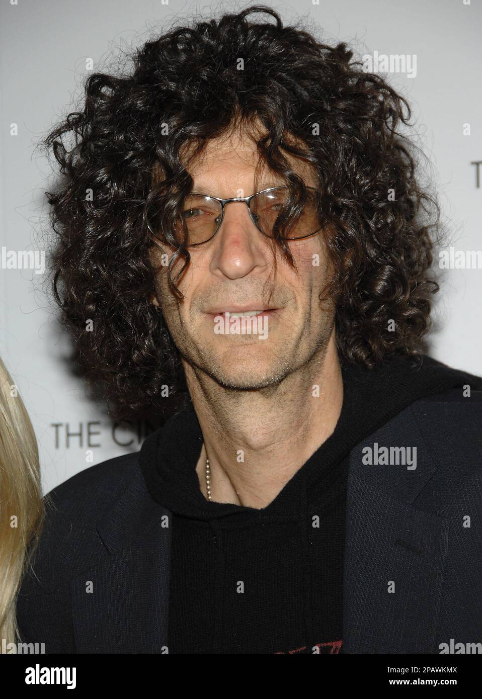 Radio talk show host Howard Stern attends a Cinema Society and Allure ...