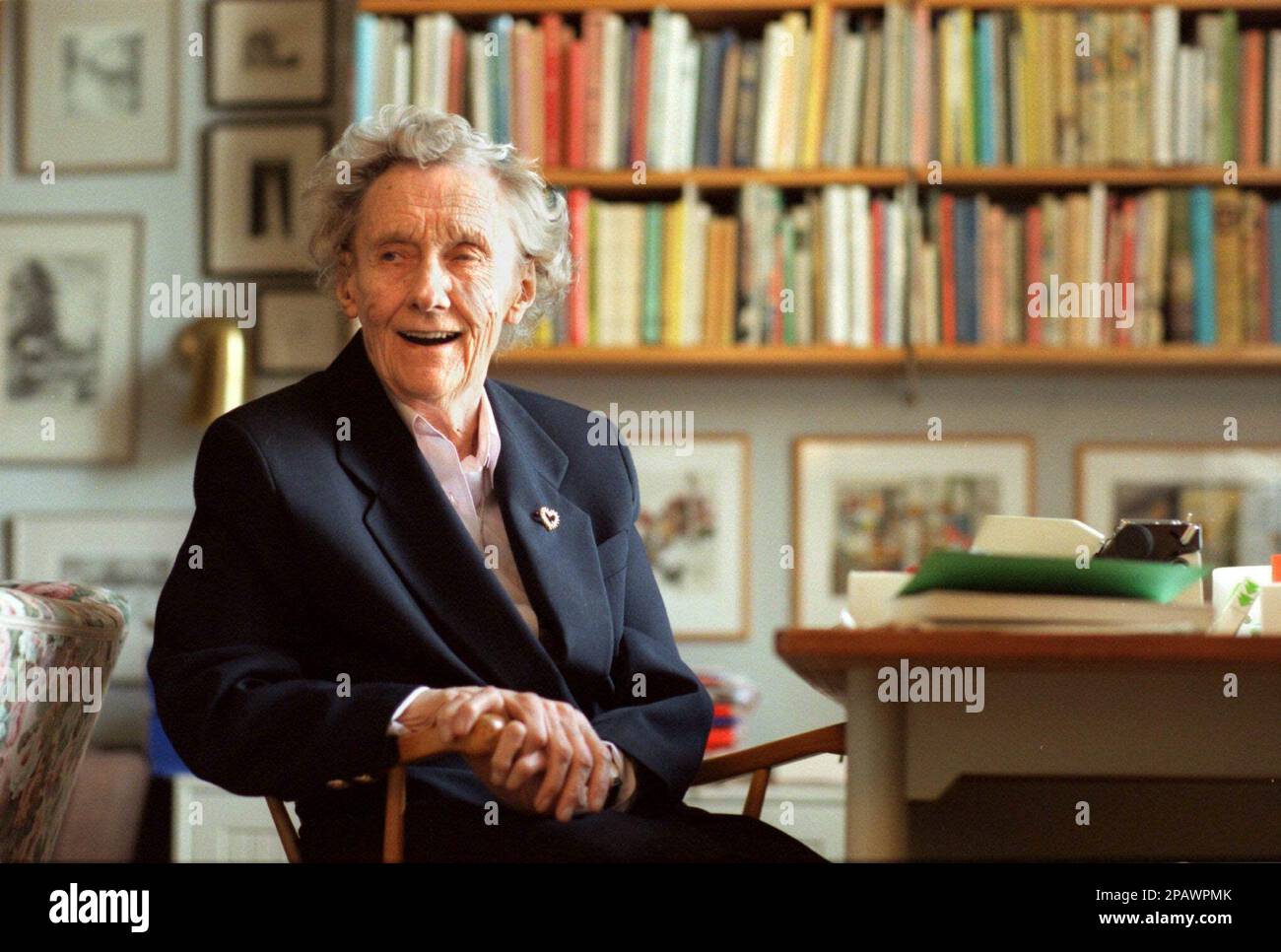 ** ARCHIV ** Astrid Lindgren in Stockholm im Jahr 1997. Ohne sie waere ...