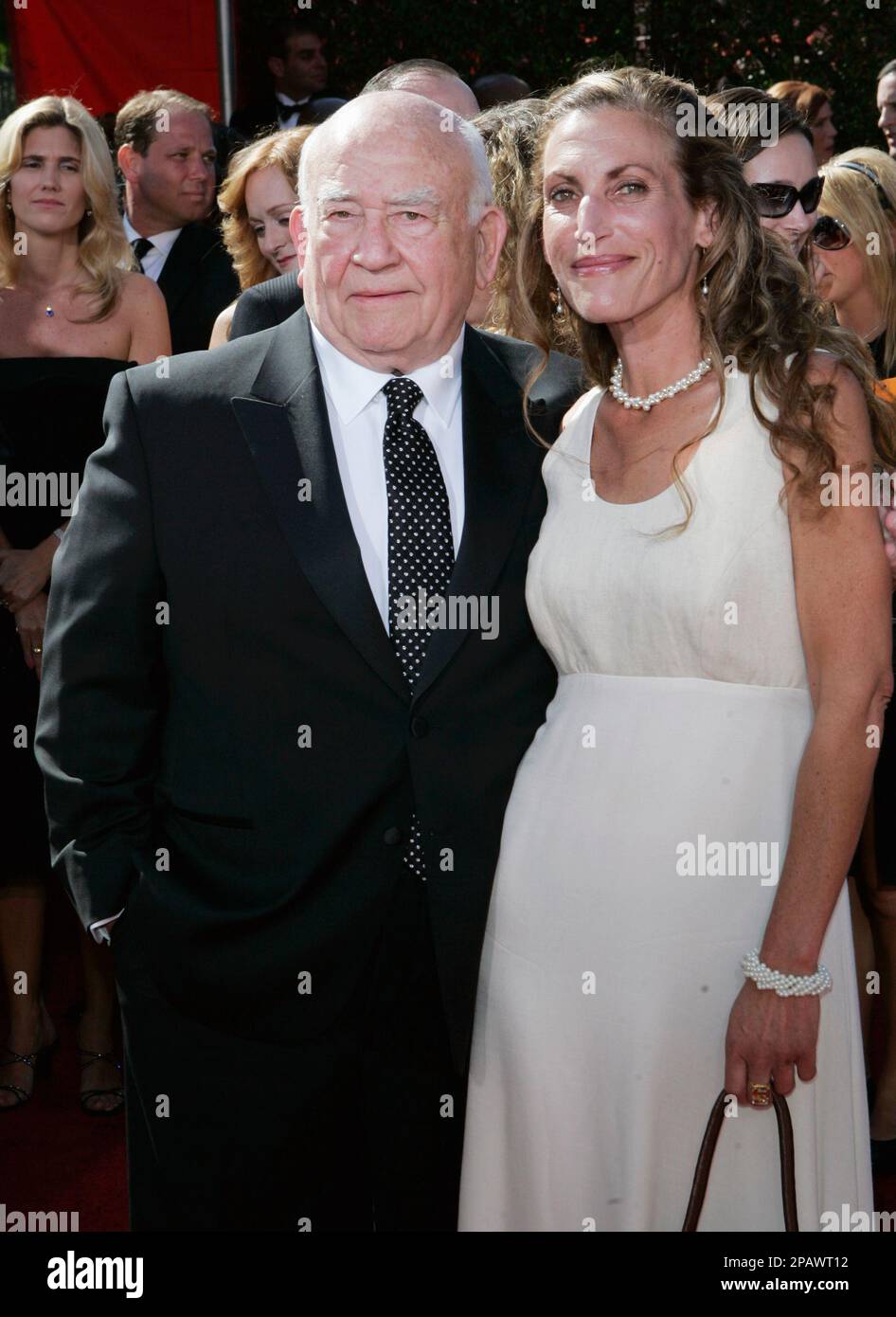 ** FILE ** Edward Asner and his wife Cindy Gilmore arrive for the 59th ...