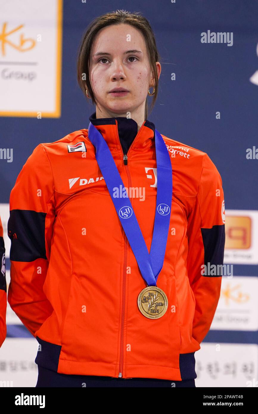 SEOUL, KOREA - MARCH 12: Selma Poutsma of the Netherlands during the ...