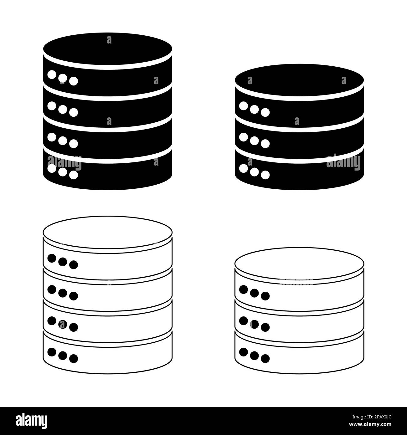 Set of Database storage icon, internet network server cloud data symbol ... Set of Database storage icon, internet network server cloud data symbol ...