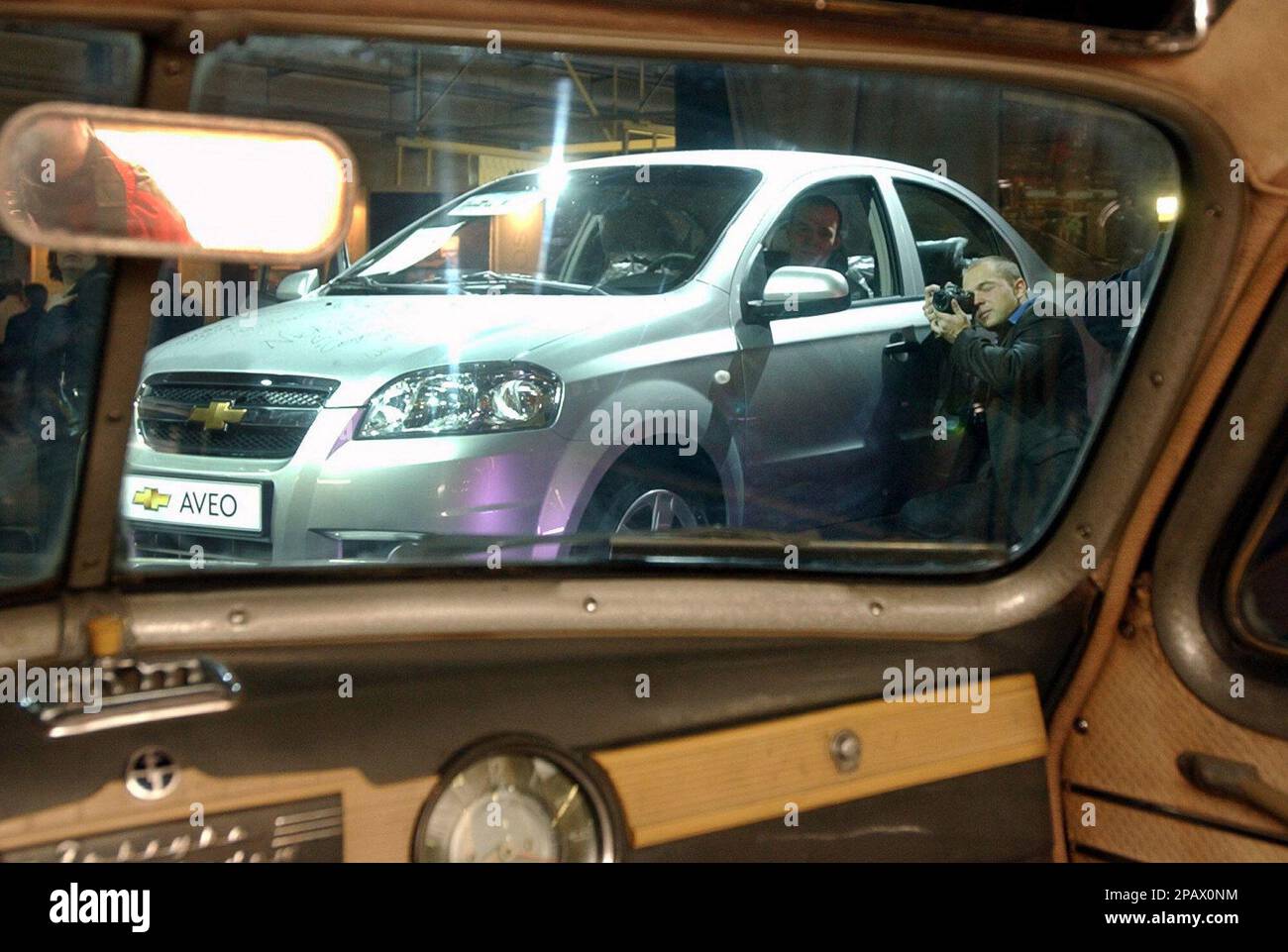 The first Chevrolet Aveo, that rolled of the assembly line at the FSO ...