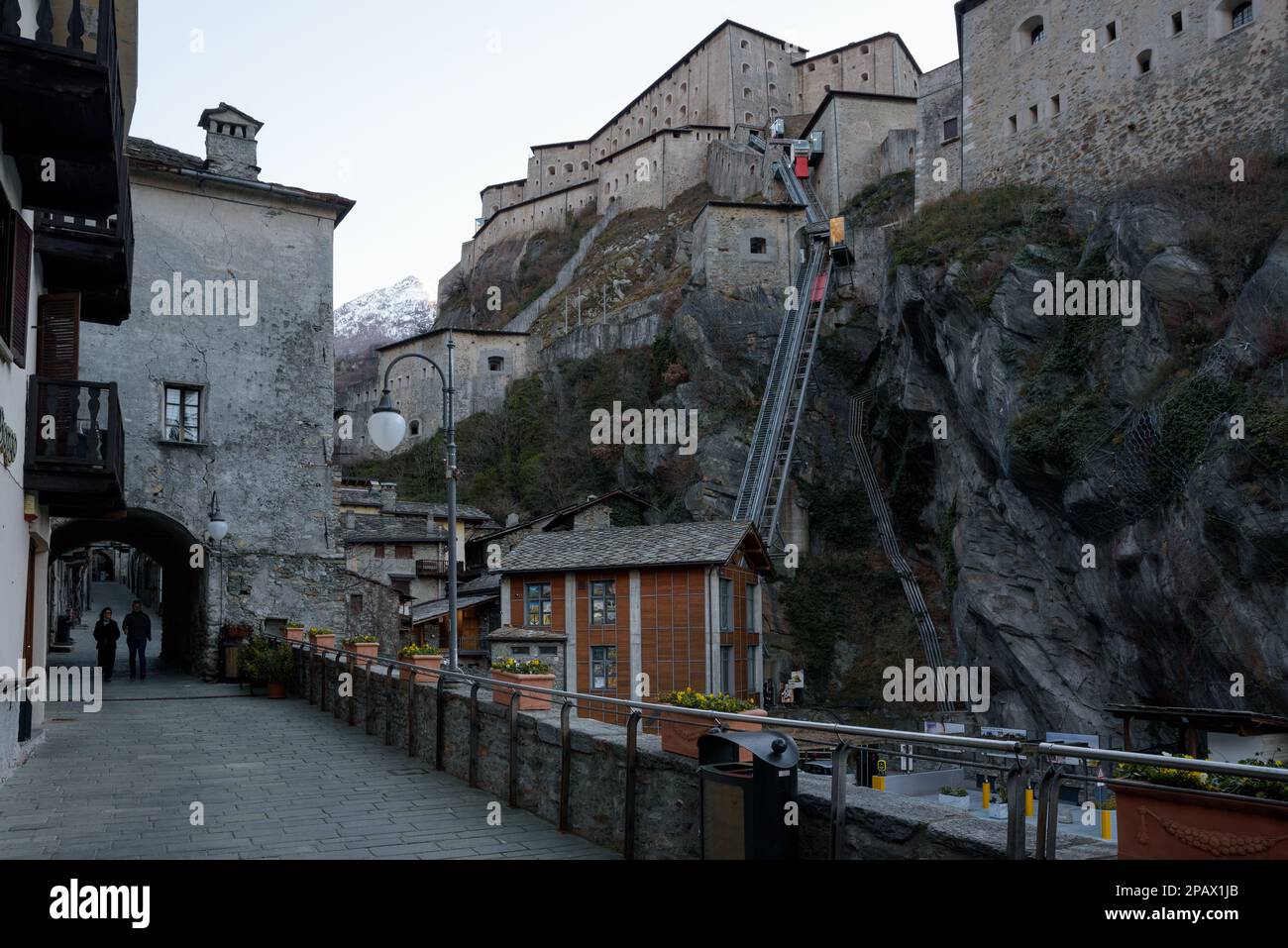 Bard, Aosta Valley, Italy - 02 04 2023: Historical site in Bard. Museum ...